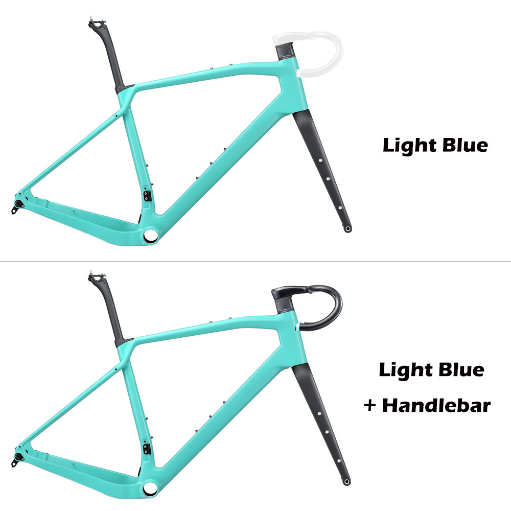 LEXON Disc Brake Carbon Customized 142mm Gravel Bicycle Frameset Road ...