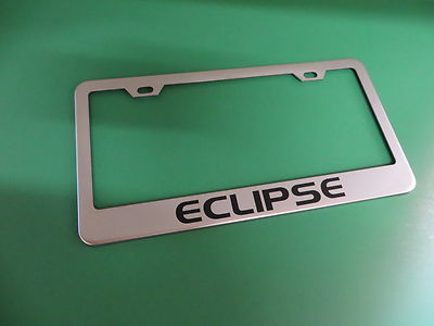 (1pc)" ECLIPSE " Stainless Steel license plate frame | eBay