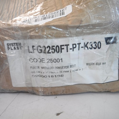 System Plast 10' Straight-Running Modular Plastic Belt LFG2250FT-PT ...