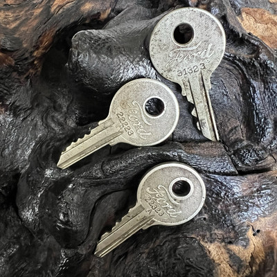 Vintage Set of 3 Ford Emblem Model A Ignition Keys Briggs Stratton | eBay