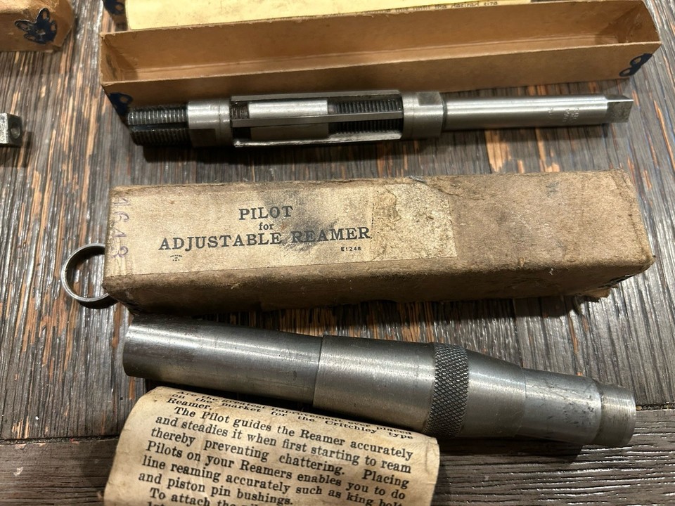 Craftsman Critchley & New Type Adjustable Hand Reamer & Pilots - 4 ...