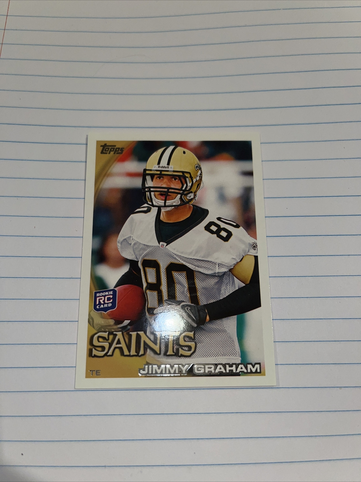 2010 Topps Jimmy Graham Rookie RC #265 New Orleans Saints | eBay