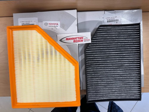 2020-2026 GR SUPRA 6cyl 3.0L B58 ENGINE AIR & CABIN FILTERS SET GENUINE ...