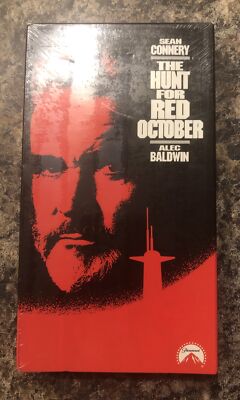 The Hunt for Red October (VHS, 1990) Brand New Sealed Ready For Grading ...