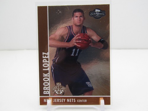 BROOK LOPEZ 2008 TOPPS CO-SIGNERS ROOKIE RC #080/299! NEW JERSEY NETS ...
