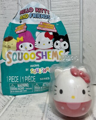 Squishmallow Hello Kitty And Friends Sanrio Squooshem 2.5” Squishy Toy ...