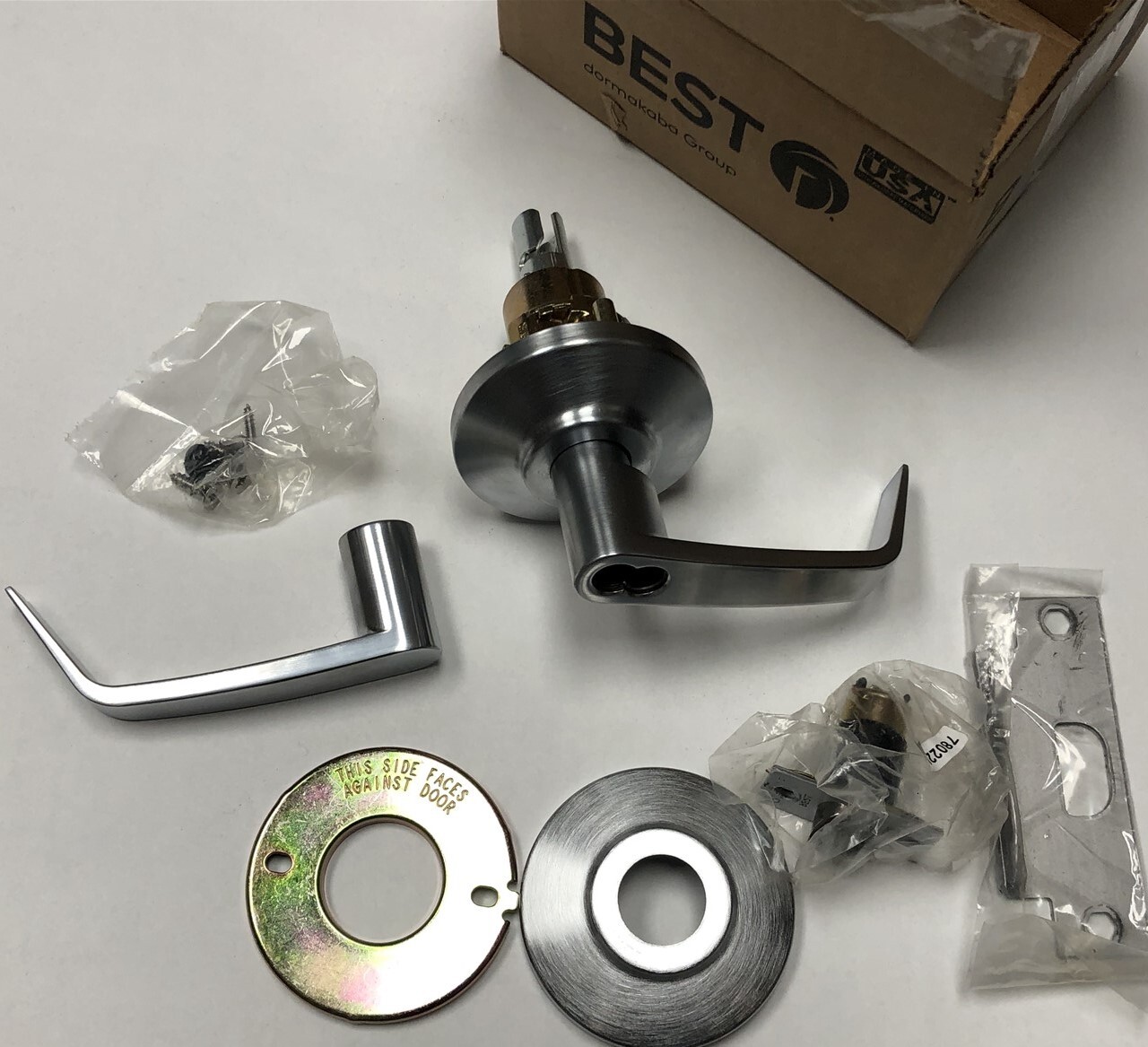 Best 7KC37AB-15-D-S3 Interchangeable Core Entrance Lever Lockset | eBay