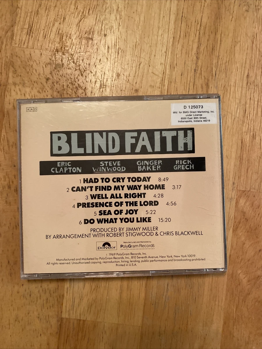 Blind Faith Album Cover Polydor