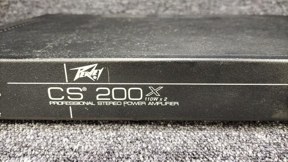 Peavey CS-200X 110Wx2 Stereo Power Amplifier Rack Mount AC100V | eBay