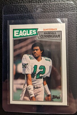 1987 TOPPS #296 RANDALL CUNNINGHAM ROOKIE CARD RC PHILADELPHIA EAGLES ...
