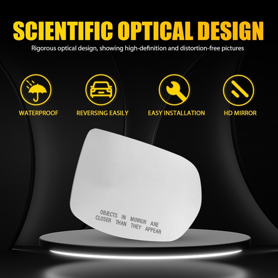 Heated Right Side Mirror Glass Clear For 2012-2016 CR-V Direct Fit ...