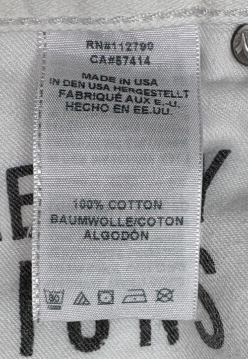Men’s True Religion Ricky Jeans Relaxed Straight Men 42 x 32 White ...