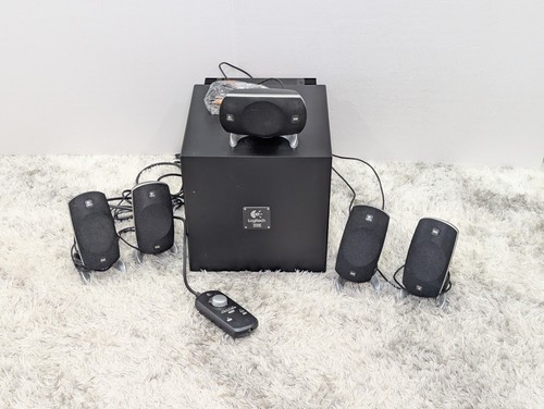 Logitech Z-5300 THX 5.1 Full Surround Sound Computer Speaker System w ...