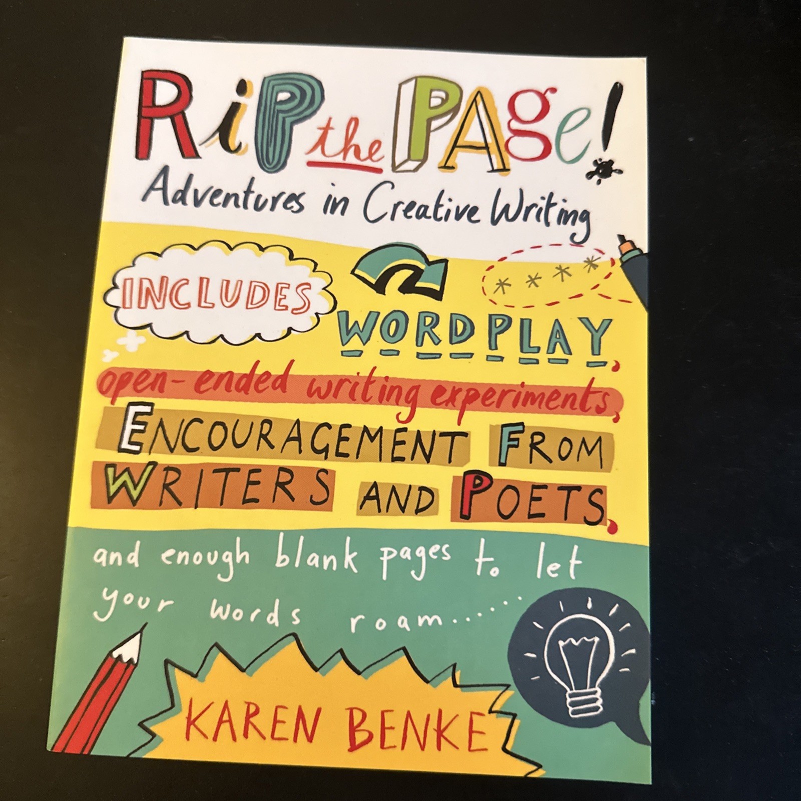 Rip the Page! : Adventures in Creative Writing by Karen Benke (2010 ...
