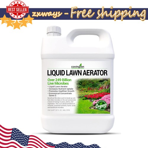 32 Oz Liquid Aerator Lawn Loose & Compacted Soil Fertilizer Nutrient ...
