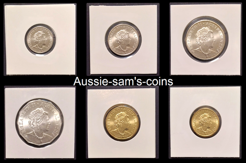 2019 Australia JC Jody Clark $1 $2 5c 10c 20c 50c set 6 MINT ...