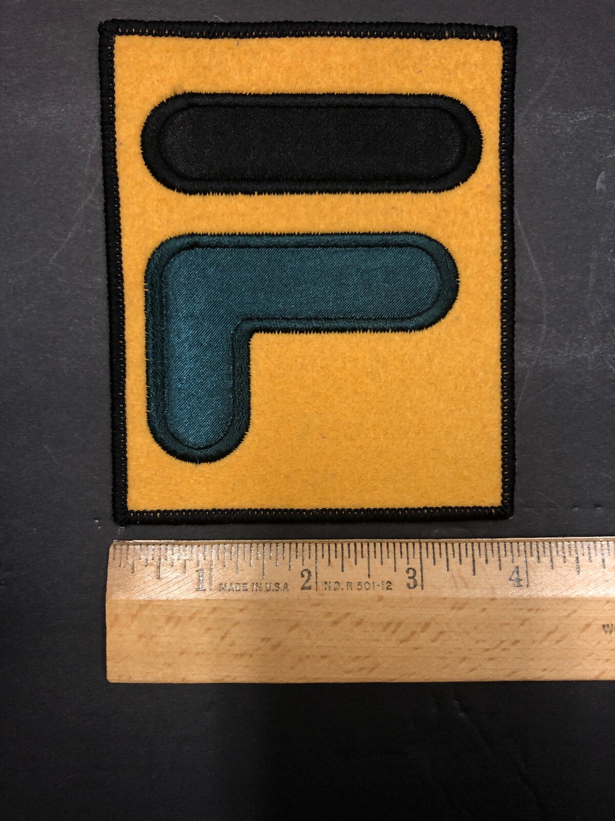 Vintage FILA LOGO Square Felt Patch-Sew On 4”x 4.5” RARE | eBay