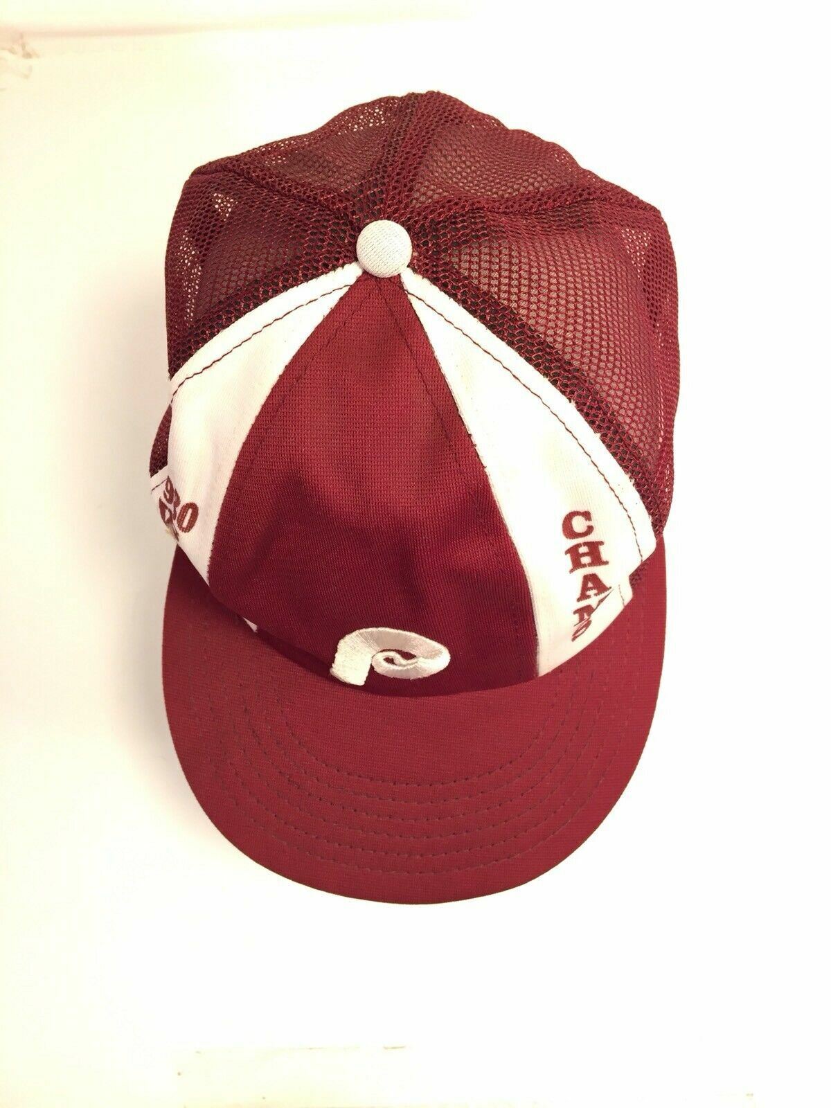 Phillies World Champs Vintage Semco MLB Cap Mesh Trucker Snapback Hat ...