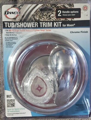 Danco Tub Shower Trim Kit Chrome. For Moen Tub/ Shower Faucets #10001 ...