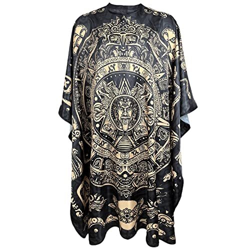 Barber Cape for Men, Haircut Cape with Snap Closures, Mayan Pattern | eBay