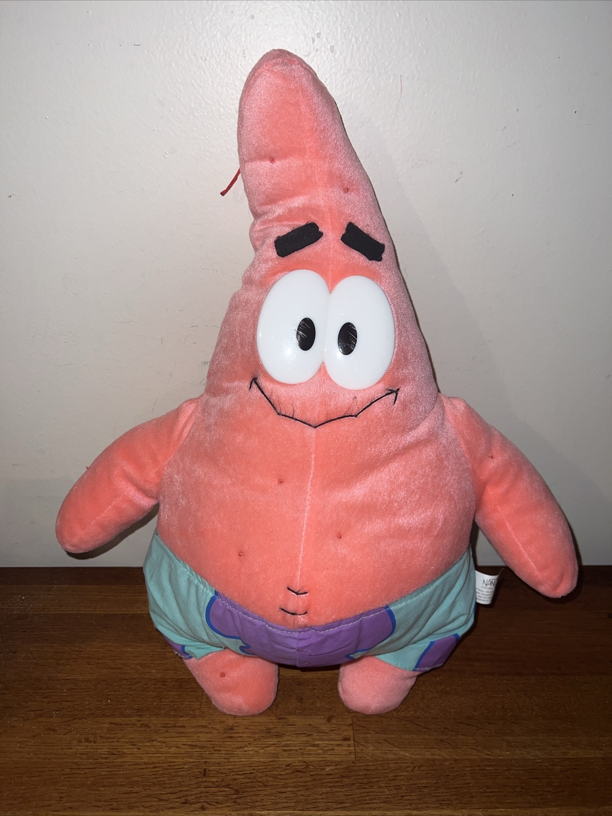 Nanco Patrick Star Plush 18” SpongeBob Vintage 2002 Viacom Nickelodeon ...