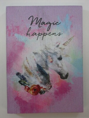 MGG Magic happens unicorn ENCHANTED MENAGERIE Magnet Ganz | eBay