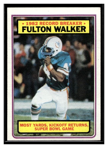 1983 Topps #9 Fulton Walker | eBay