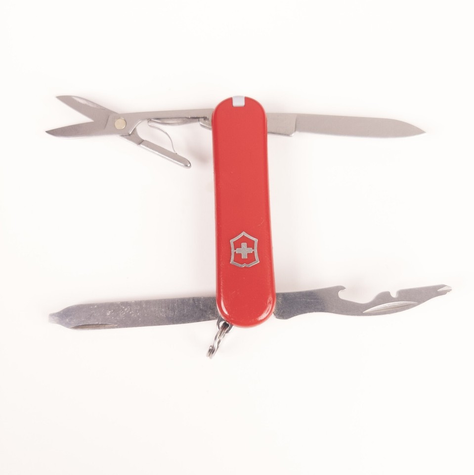 Victorinox Rambler 58mm Swiss Army Knife Red | eBay