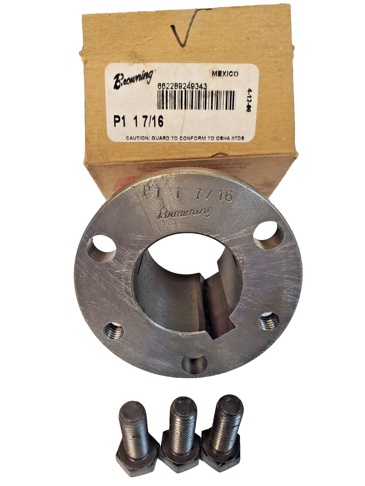 BROWNING P1 1-7/16 Split taper bushing 1-7/16" bore BRAND NEW OLD STOCK ...