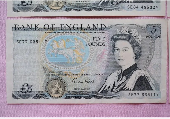 Bank of England Five Pound notes Gill Rare xx | eBay UK