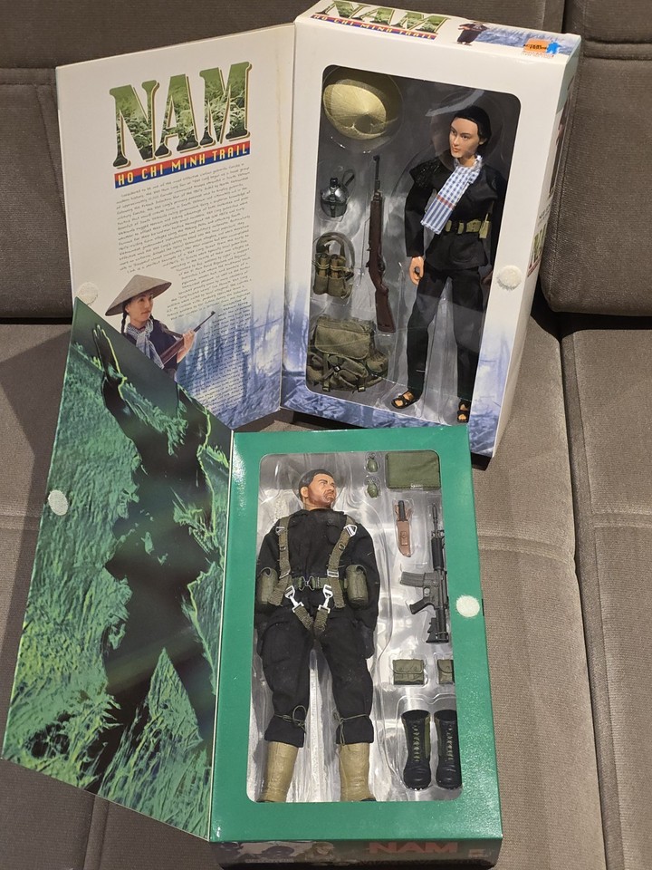 Lot 2 Dragon NAM Action Figures Ho Chi Minh Trail Vietnam Cong Scout ...