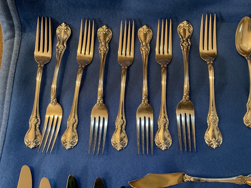 Towle Old Master Sterling Silver Flatware Set-42 Piece- No MONO | eBay