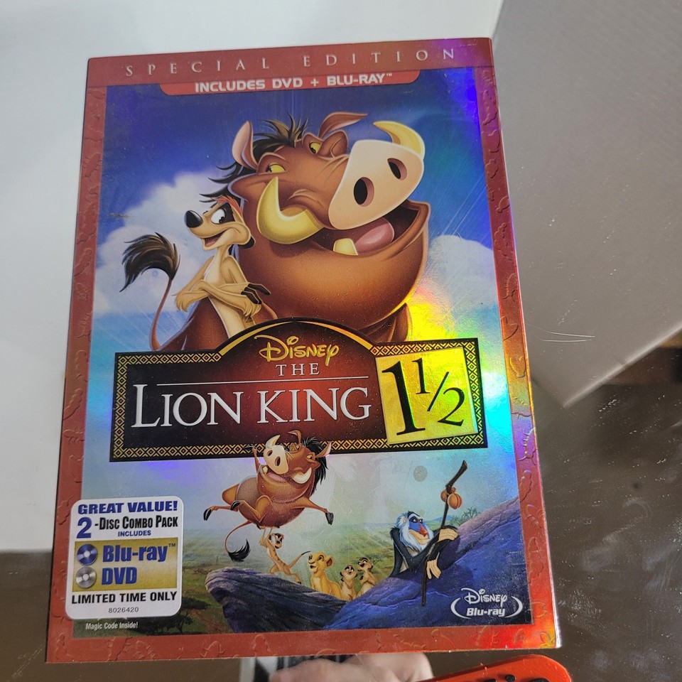 Disney Lot Of 4 Classic Films Lion King Lion King 1 1/2 Mulan and ...