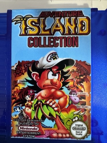 Adventure Island Collection 1,2,3,4 NES Nintendo Game cartridge Only 72 ...