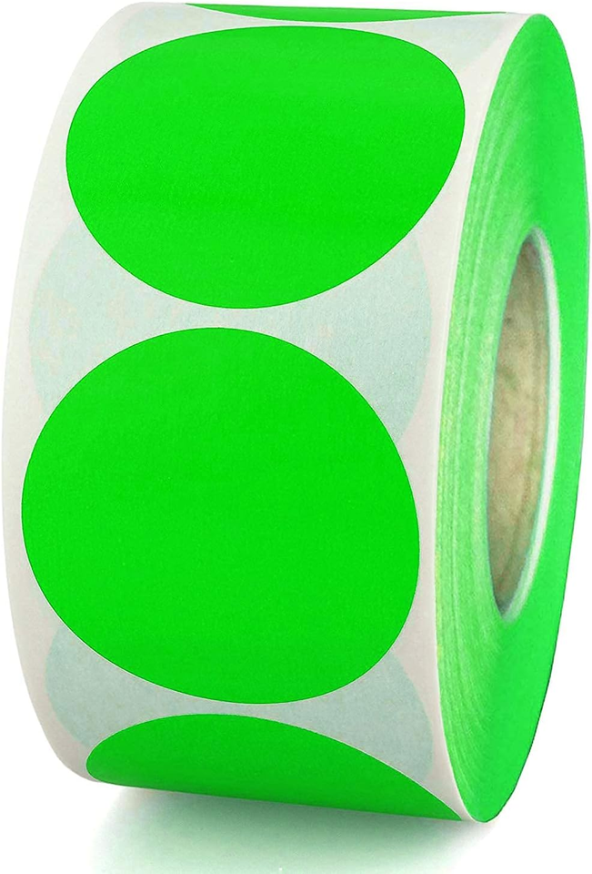 2 Inch Target Label Sticker Shooting Paster,Merry Chritmas Green round ...