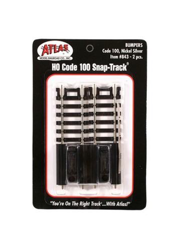 Atlas 843 code 100, 2 Heurtoirs américains, HO, NEUF | eBay