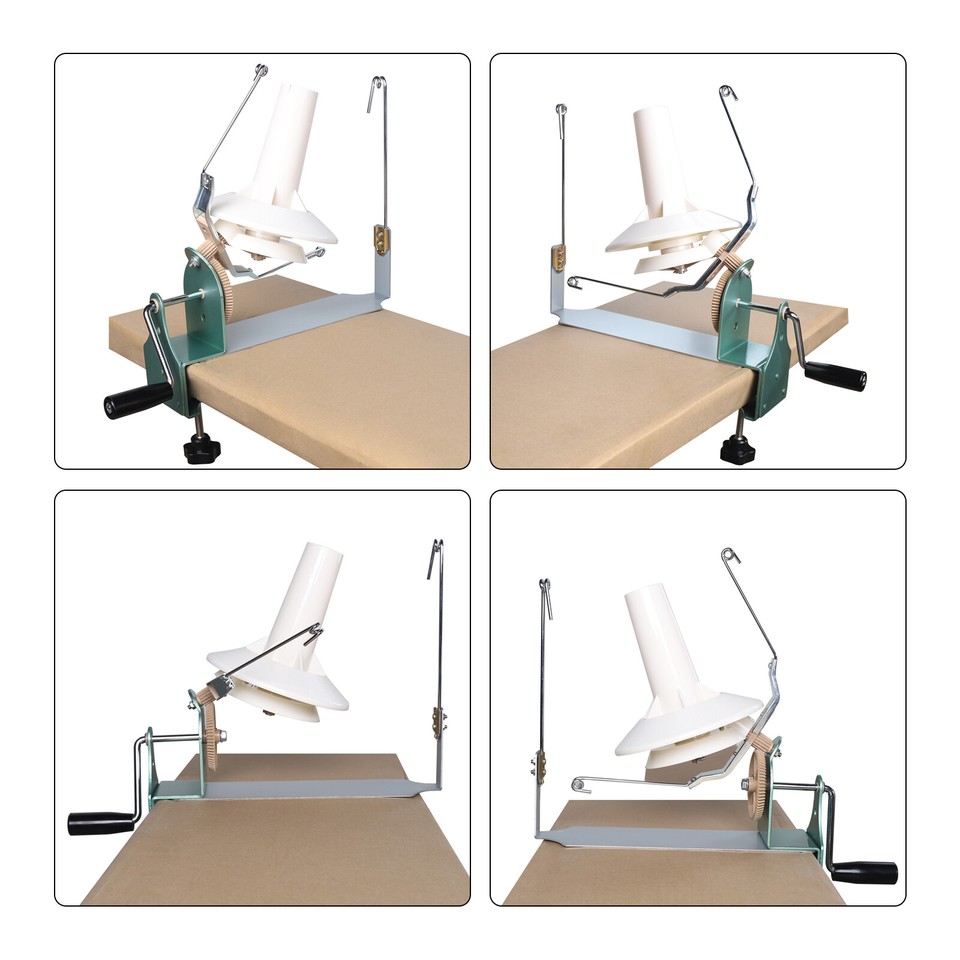 Hand Operated Turning the Crank Winder Nylon Yarn Fiber Wool Pull Balls ...