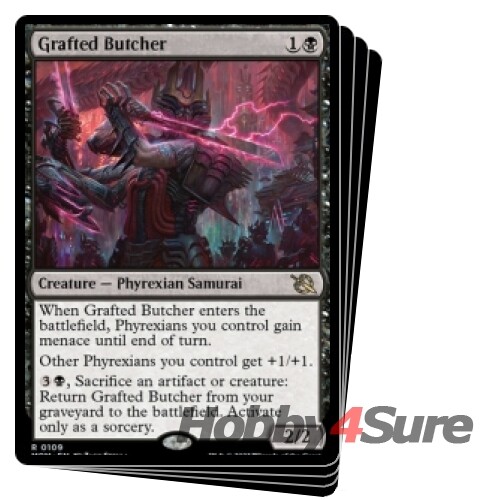 Grafted Butcher X4 M/NM Magic: The Gathering MTG March Of The Machine ...