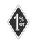 1%ER MC Outlaw One Percenter Biker Nomad MC Diamond Sew on Patch 2.25 ...