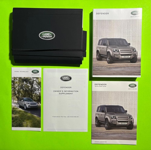 2024 Land Rover DEFENDER Factory Owners Manual Handbook Set & Case *OEM ...