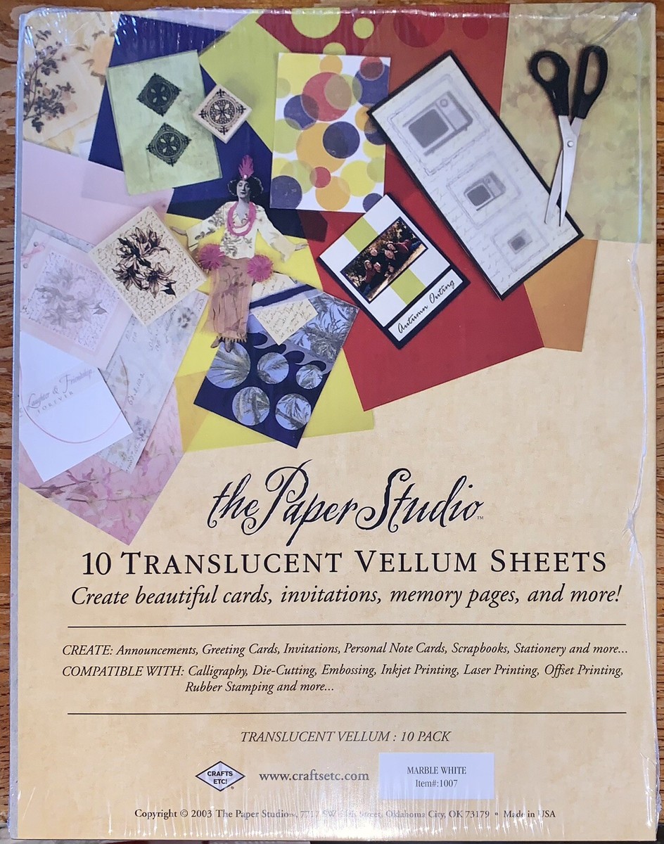 Using Vellum Paper Projects Premium Translucent Vellum Paper, 8 1/2" X