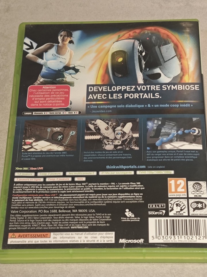 Portal 2 Xbox 360 (ONE S x Series X | eBay Australia