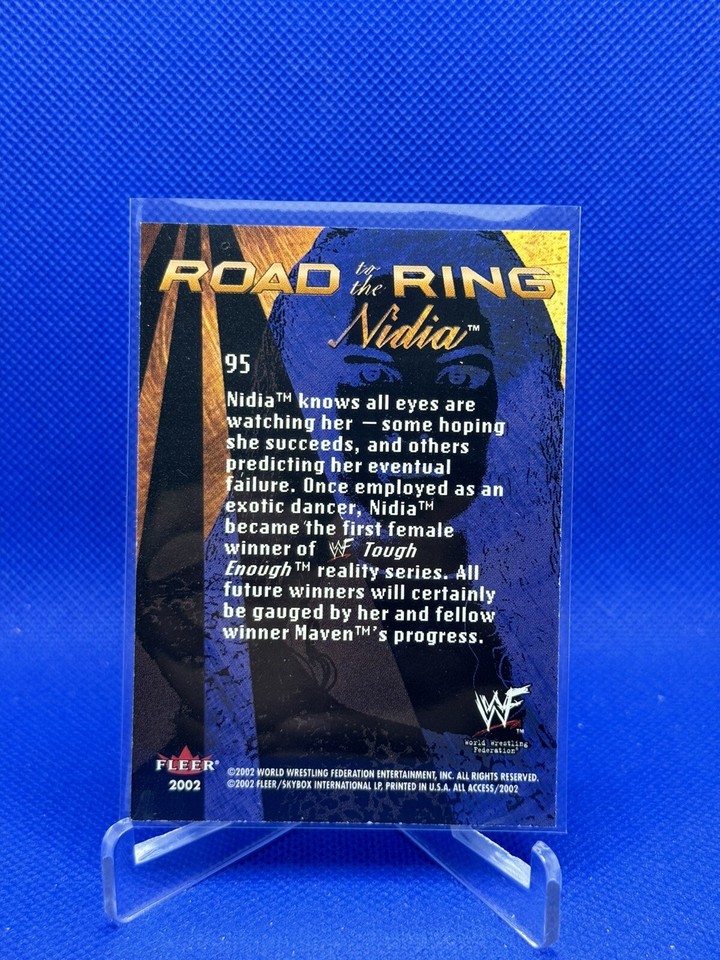 2002 Fleer WWF All Access Nidia Road To The Ring | eBay