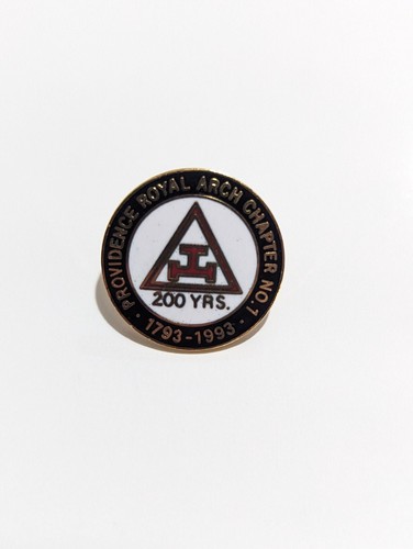 PROVIDENCE ROYAL ARCH CHAPTER NO. 1 CIRCLE PIN | eBay