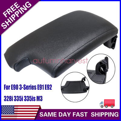 Fits 2005 2006-2011 BMW E90 3-Series E91 E92 328i 335i Console Armrest ...