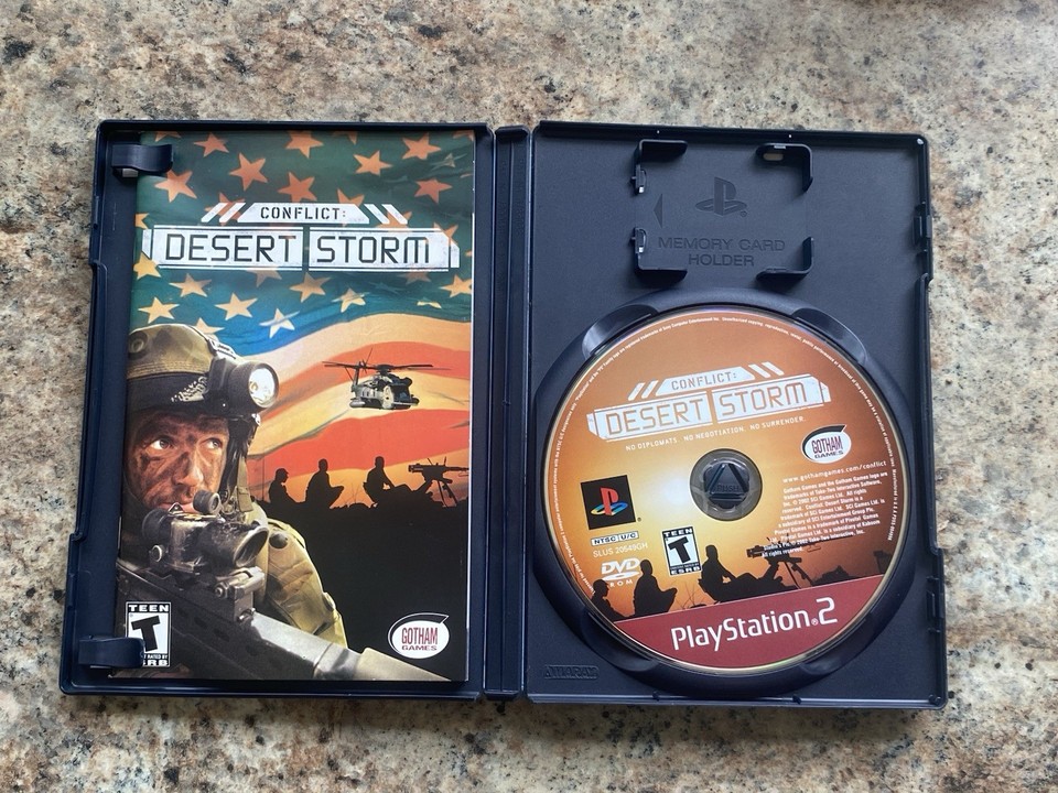 Conflict: Desert Storm (PlayStation 2, 2002) Complete Tested Working ...