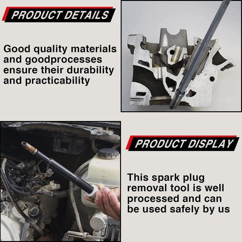 18.5mm Fracture Spark Plug Removal Tool, Damaged Spark Plug Thread Tap ...