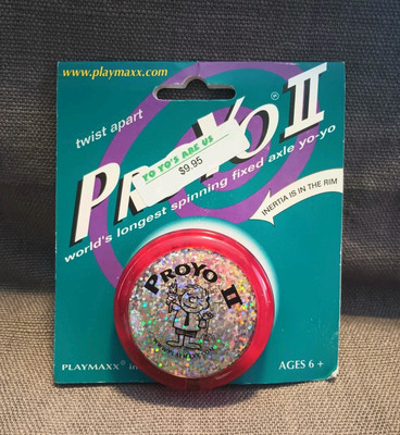 Vintage ProYo II Yo-yo Glitter Logo Playmaxx Red And Clear New | eBay