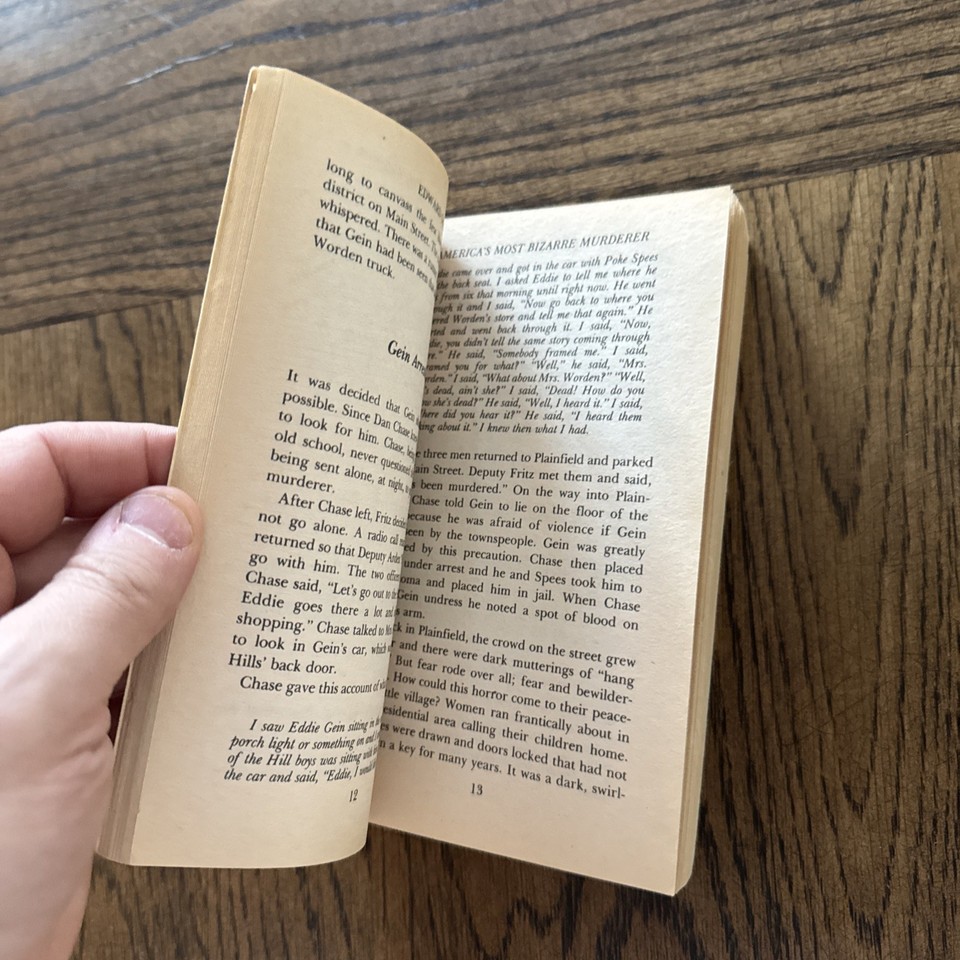 Edward Gein: America's Most Bizarre Murderer by Judge Robert H. Gollmar ...