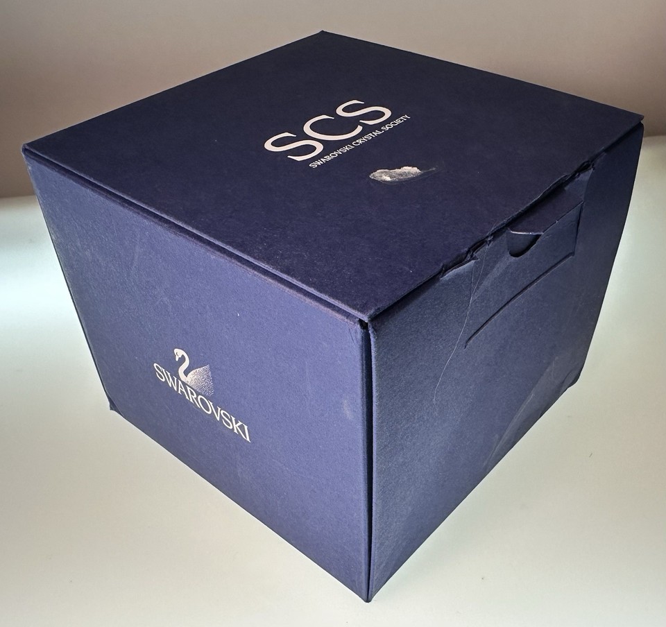 SWAROVSKI CRYSTAL FIGURINE SCS 2008 PANDA CUB #905543 LIMITED EDITION w ...
